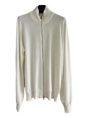 Brunello Cucinelli Brunello Cucinelli High Neck Zip-Up Cardigan Gray