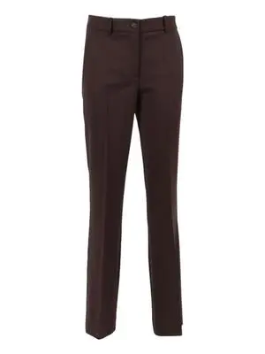 P.a.r.o.s.h Belt Loop Casual Pants - Brown