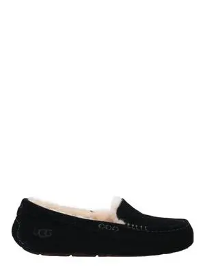 UGG Ansley Logo Embossed Slip-on Loafers - Black