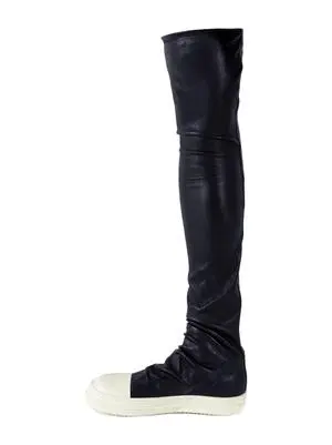 Rick Owens Knee-high Stocking Sneakers - Black