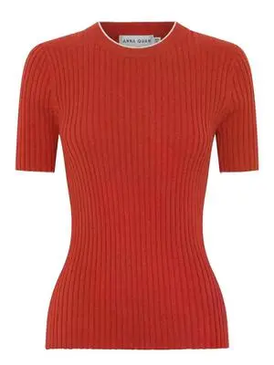 ANNA QUAN Anna Quan Bebe Ribbed-Knit Top