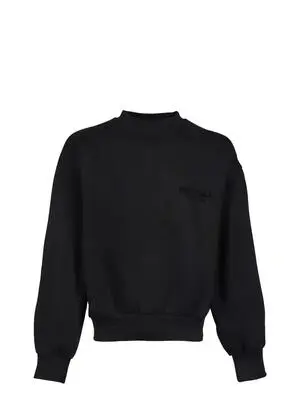 ESSENTIALS Logo-print Sweatshirt - Black