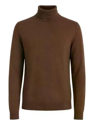 FRANZESE COLLECTION David Beckham French Napoli Roll-neck Sweater - Brown