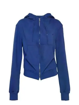 PUSHBUTTON PushBUTTON Logo-Embroidered Zip-Up Hoodie