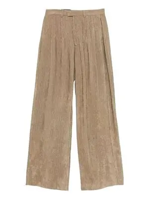 R13 Wide-leg Corduroy Trousers - Neutrals