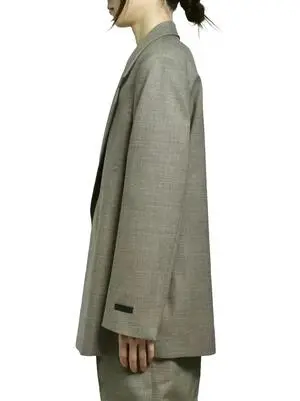 Fear Of God Chevron Virgin Wool Blazer - Neutrals