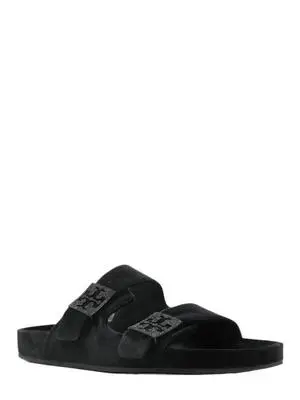 TORY BURCH Velvet Buckle-fastening Sandals