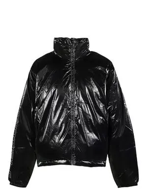ESSENTIALS ESSENTIALS Logo-Print Puffer Jacket