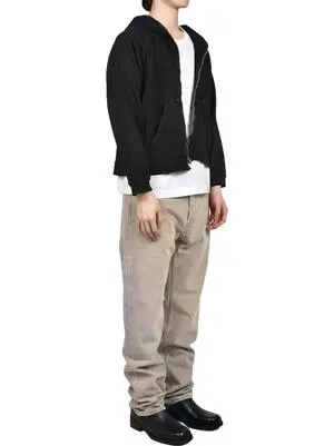 SECOND / LAYER Second/Layer Rola Zip-Up Hoodie Black