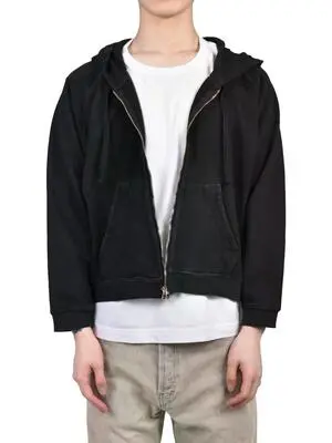 SECOND / LAYER SECOND / LAYER Rola Zip-Up Hoodie Black