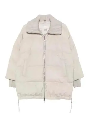 DUNO Quilted High-neck Jacket - Neutrals