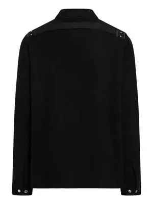 RICK OWENS Rick Owens Logo-Ribbon Zip-Up Jacket