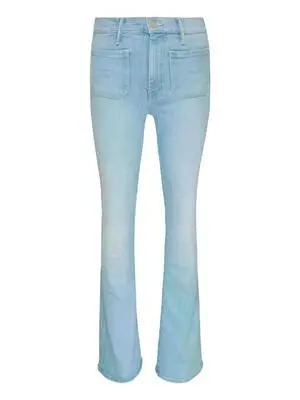 MOTHER Weekender Patch-pocket Jeans - Blue