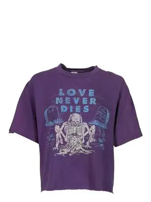 EARTHLING COLLECTIVE Love Never Dies T-shirt - Purple