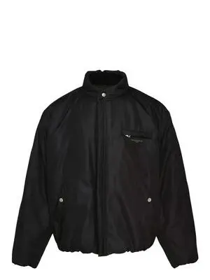 WOOYOUNGMI Logo-print Zip-up Bomber Jacket - Black
