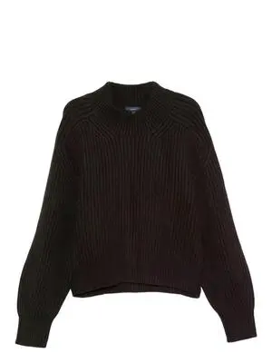 Soeur Ribbed-knit Sweater - Brown
