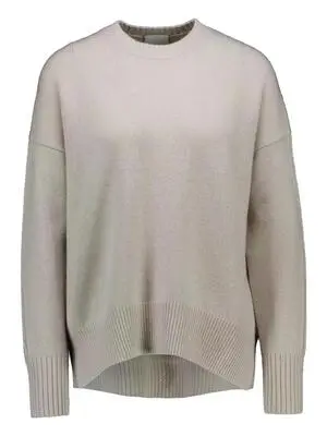 ALLUDE Crew-neck Sweater - Brown