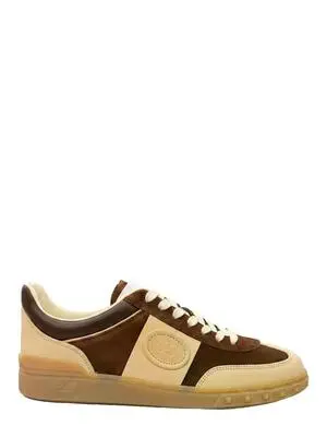 Valentino Garavani Vlogo Signature Leather Sneakers - Brown