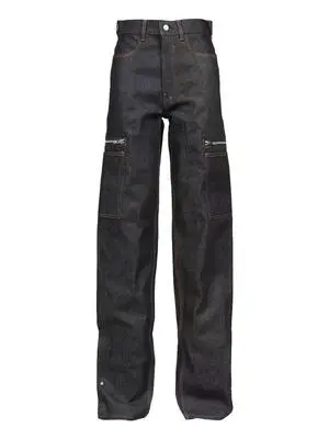 MATTHEW WILLIAMSON Matthew Williamson Raw Zip-Pocket Cargo Pants
