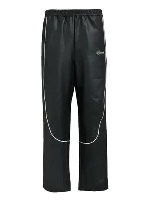 BREATH Logo-embroidered Piping Track Pants - Black