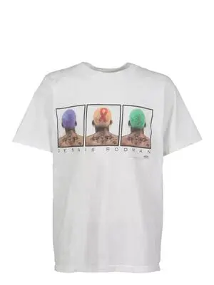 EARTHLING COLLECTIVE Dennis Rodman Graphic-print T-shirt - White