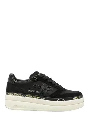 Premiata Micol Platform Sneakers - Black