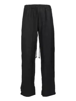 SONG FOR THE MUTE Drawstring Track Pants - Black
