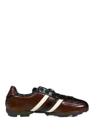 WALES BONNER X Y-3 Lizard-effect Leather Sneakers - Brown