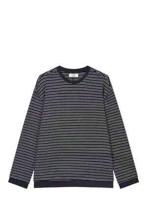 STUDIO TOMBOY Striped Long-sleeve T-shirt - Blue