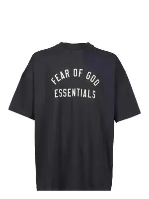 ESSENTIALS Varsity 90s Short-sleeve T-shirt - Black