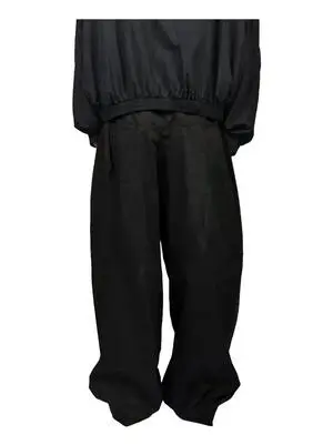 FFFPOSTALSERVICE Wide-leg Belted Trousers - Black