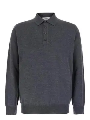 KANGRA Button-down Long-sleeve Polo Shirt