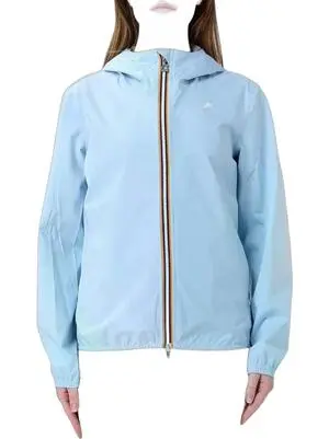K-WAY Hooded Zip-up Jacket - Blue