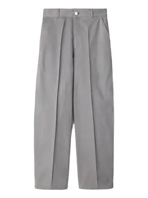 LEMAIRE Polycotton Twill Barrel Pants - Grey