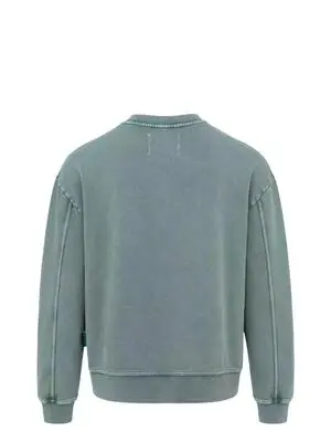 Andersson Bell Heart-graphic Sweatshirt - Green