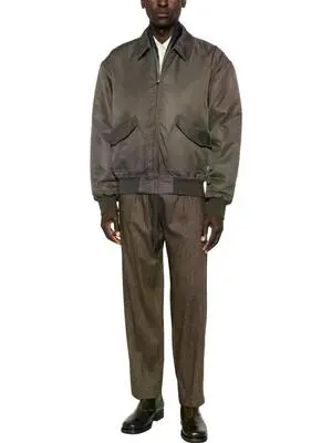 MAISON MARGIELA Drawstring Straight-leg Trousers - Brown