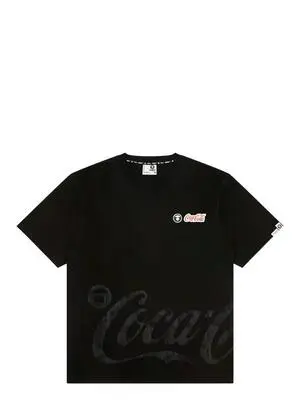 AAPE BY *A BATHING APE X Coca-cola Graphic-print T-shirt - Black