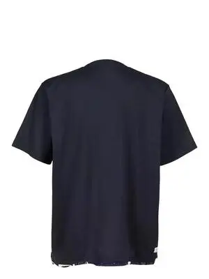 PORTER CLASSIC Hawaiian Graphic-print Piping T-shirt - Black
