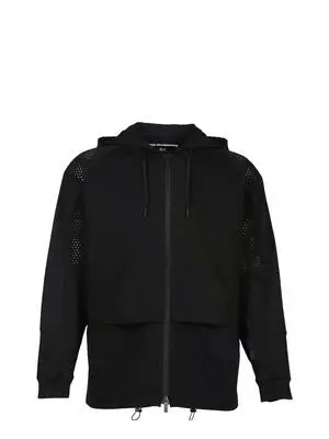 WHITE MOUNTAINEERING Layered Zip-up Hoodie - Black