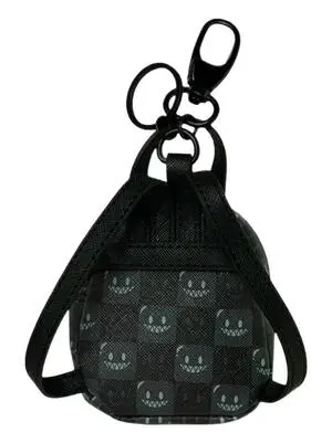 SPRAYGROUND Shinobi Sharks In Paris Checkered Keychain - Black