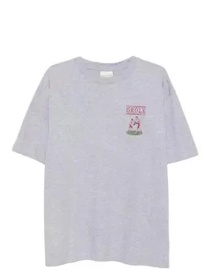 Drole De Monsieur Drôle Boxers Graphic-print T-shirt - Grey