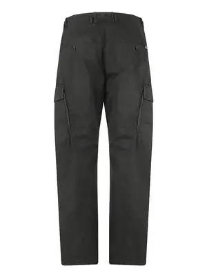 C.P. COMPANY Lens-detail Cotton Cargo Pants - Black