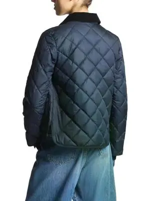 FAY Quilted Lobster-Claw-Fastening Jacket