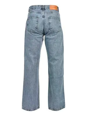 SECOND / LAYER Big Papi Logo-patch Jeans - Blue