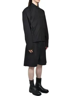 _J.L - A.L_ Mitre Raglan-sleeve Jacket - Black