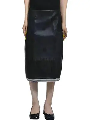 URTE KAT Urte Kat Graphic-Print Midi Skirt