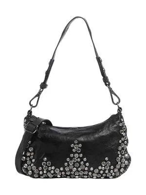 CAMPOMAGGI Leather Shoulder Bag - Black