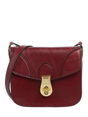 THE BRIDGE Leather Shoulder Bag - Brown