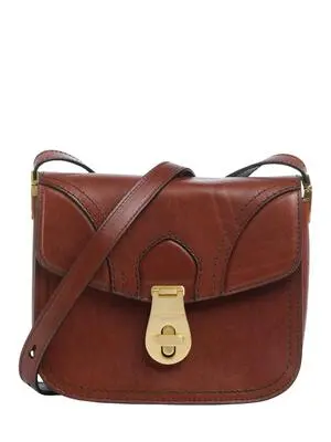 THE BRIDGE Leather Shoulder Bag - Brown
