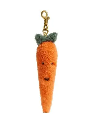 COACH OUTLET Carroty Bag Charm In Shearling - Brass